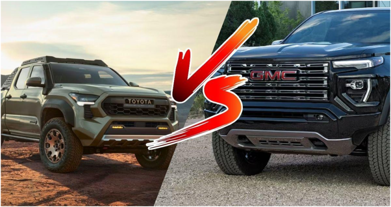 GMC Canyon vs Toyota Tacoma: Midsize Truck Face-Off